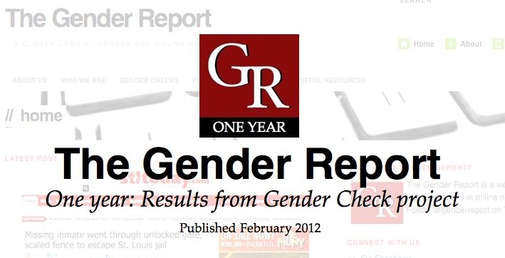 Findings show women as 26% of news sources in year-long Gender Check ...